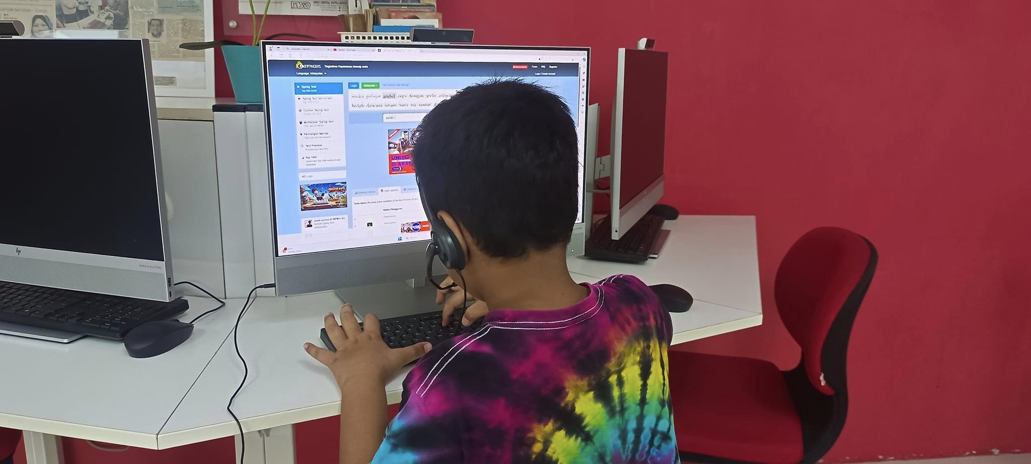 Program ICT: Typing Test – NADI Felda Soeharto